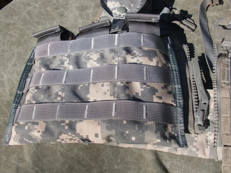 MOLLE II US Army FLC Chest Rig! Tactical Vest w/ 2 Triple Mag Panels ...