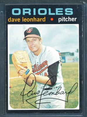 1971 Topps #716: DAVE LEONHARD "High # Short Print SP" ~ EX | eBay