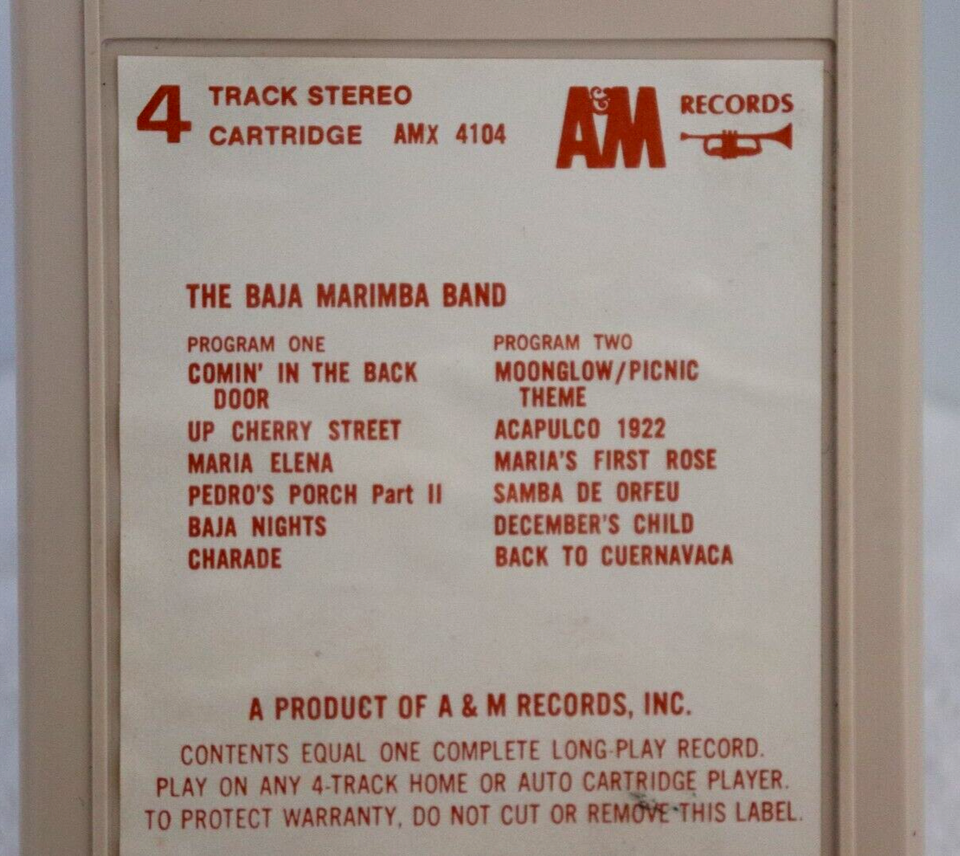 Baja marimba band 4 track tape rare | eBay