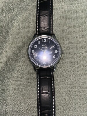 Q&Q Citizen Vtg Men’s Quartz Watch IPS Water Resistant Bezel Back ...
