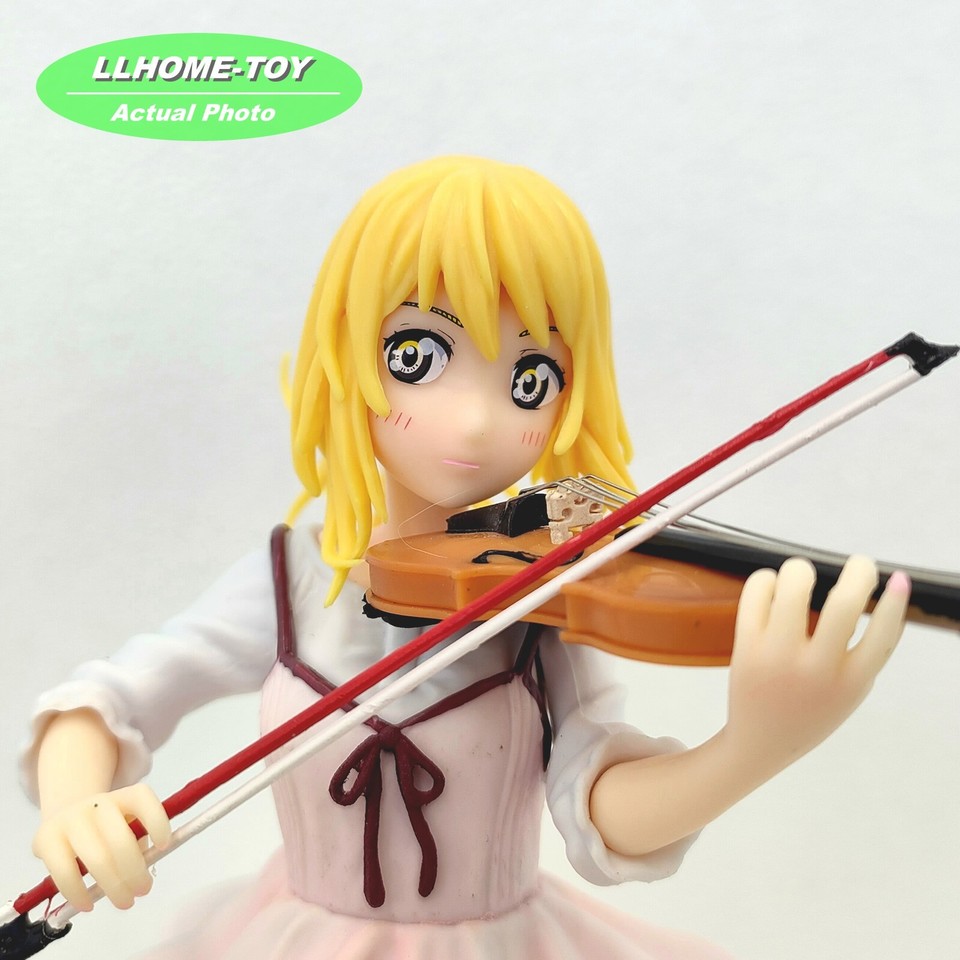 Anime Your Lie in Apri Miyazono Kaori playing the violin PVC Figure Toy ...