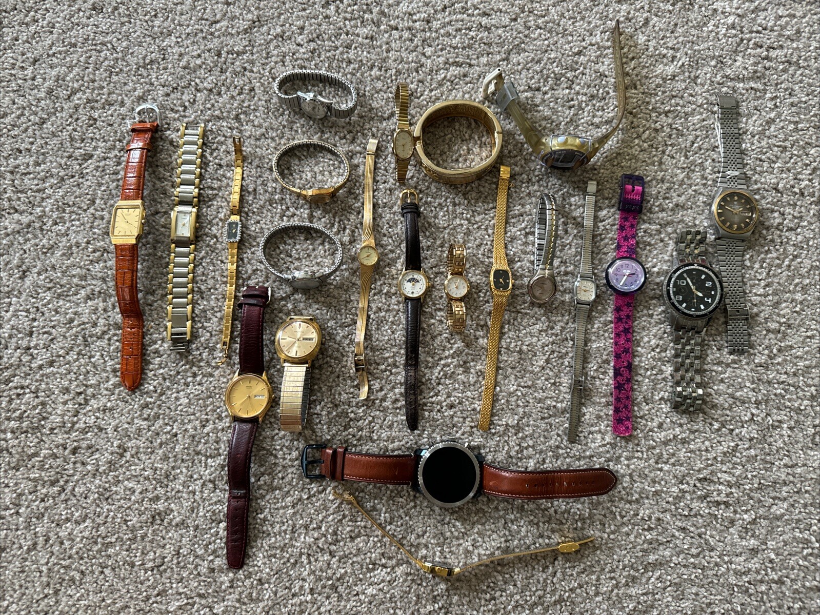 Vintage Seiko Timex Baby Shock Jules Jorgensen Fossil… - Gem