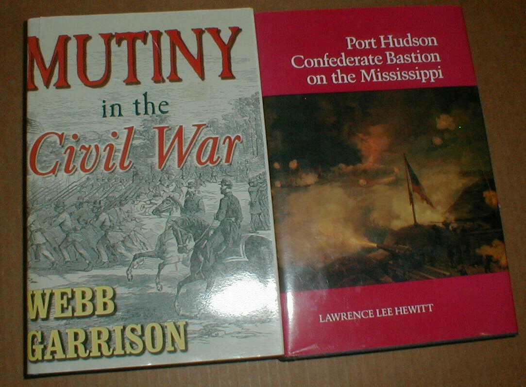 4 Civil War Book Mutiny Port Hudson Confederate Mississippi Military ...
