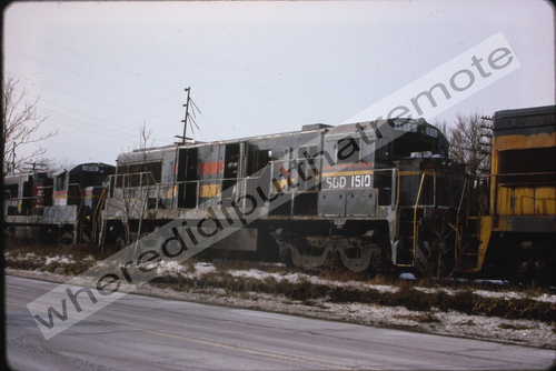 Original Slide Seaboard System SBD 1510 GE U25C Joliet ILL 1-86 | eBay