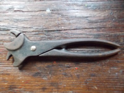 Antique Dual Head Hog Ring Nose Plier Tool | eBay