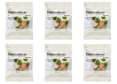 MUJI Matcha Chocolate coated Dried Strawberry 6 PCS 50g from Japan | eBay