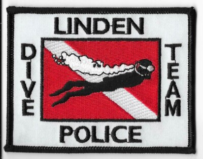 Linden Police Department, New Jersey Dive Team Patch | eBay