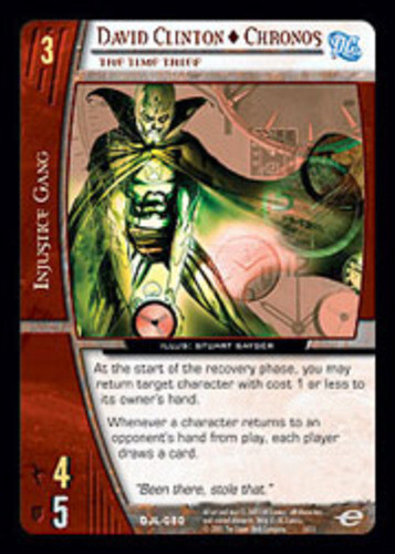 VS System: David Clinton [Played] DC Justice League of America TCG CCG ...