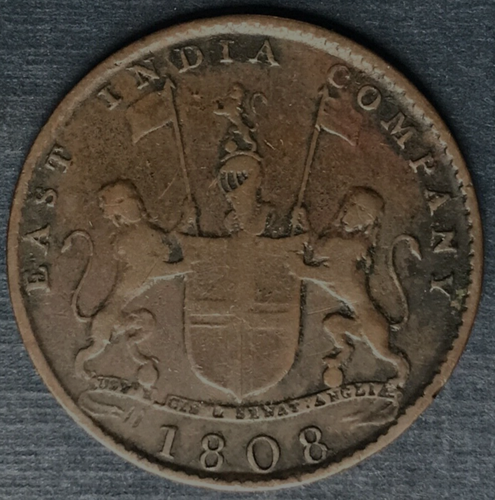 🇮🇳🇮🇳 1808 INDIA BRITISH 10 CASH MADRAS COIN 🇮🇳🇮🇳 | eBay