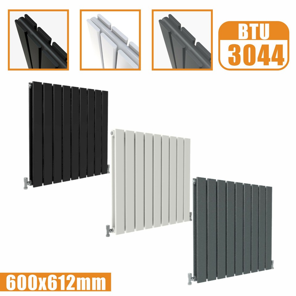 HORIZONTAL VERTICAL FLAT PANEL OVAL COLUMN DESIGNER RADIATOR CENTRAL ...
