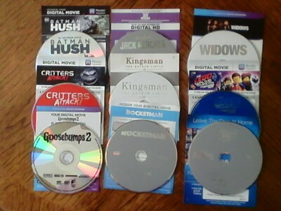 VARIOUS DVD'S WITH DIGITAL CODE | eBay