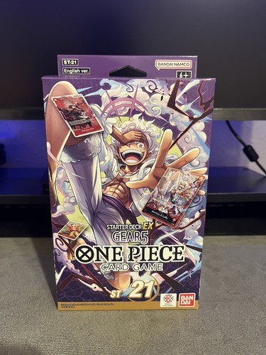One Piece TCG ST21 Starter Deck EX Gear5- No Bonus Pack | eBay