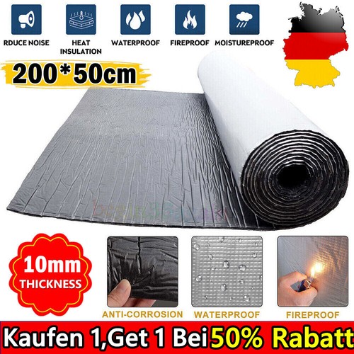 Auto Schaumstoff Schalldämmung 2000x500x10mm Dämmmatte Isolierung ...