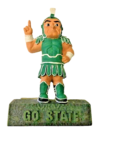 MICHIGAN STATE SPARTANS SPARTY FOOTBALL BASKETBALL SPORTS NCAA MASCOT 3 ...