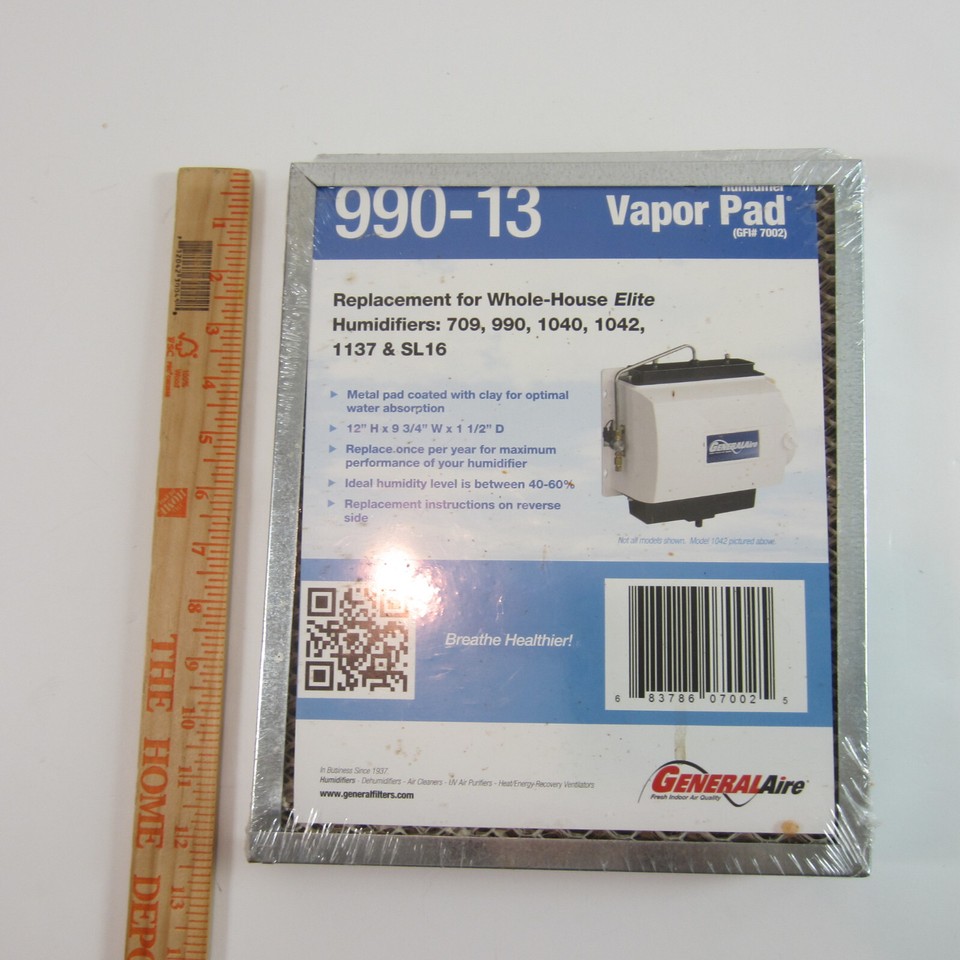 New GeneralAire 990-13 Evaporator Pad Media Filter for 709 990 1040 ...
