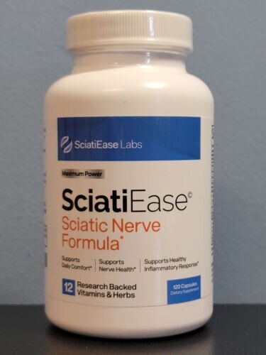 SciatiEase Labs Sciati Ease Sciatic Nerve Formula 120 Capsules - New ...