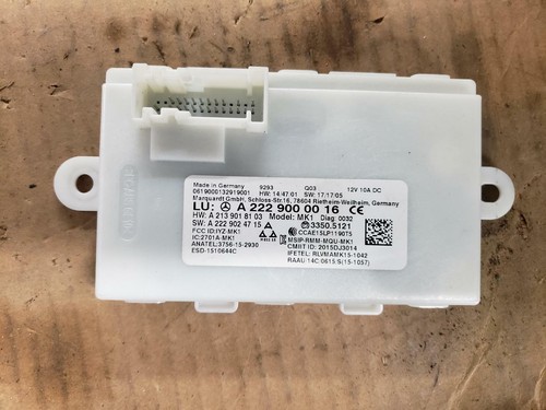 19 20 MERCEDES CLS-CLASS Multiplex Network Module ID# 2229000016 | eBay