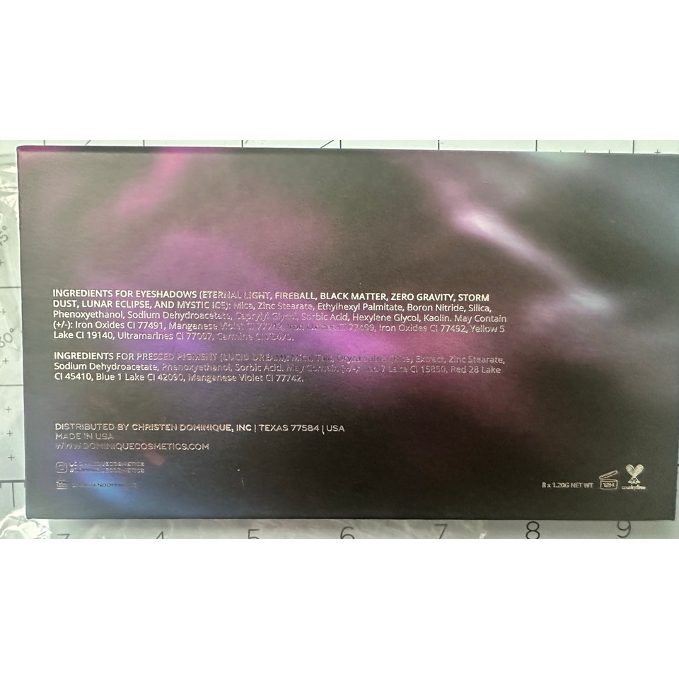 Dominique Cosmetics Celestial Thunder Eye Shadow Palette NWT - Stunning ...