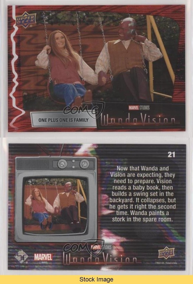 2022 Marvel Studios' WandaVision Red Scarlet Wanda Maximoff Vision #21 ...