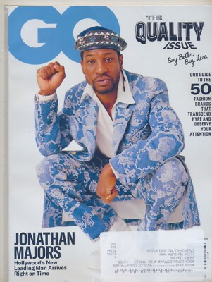 GQ MAGAZINE OCTOBER 2020 JONATHAN MAJORS COVER, 50 FASHION BRANDS TO ...
