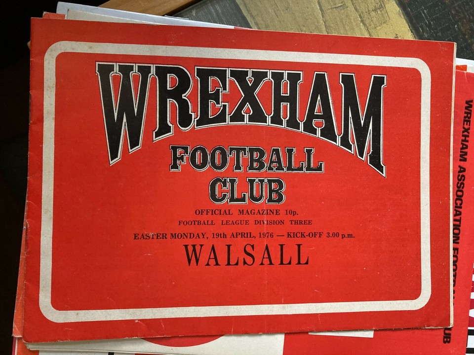 Wrexham HOME & AWAY programmes 1960s 1970s 1980s 90s League & Cup ...