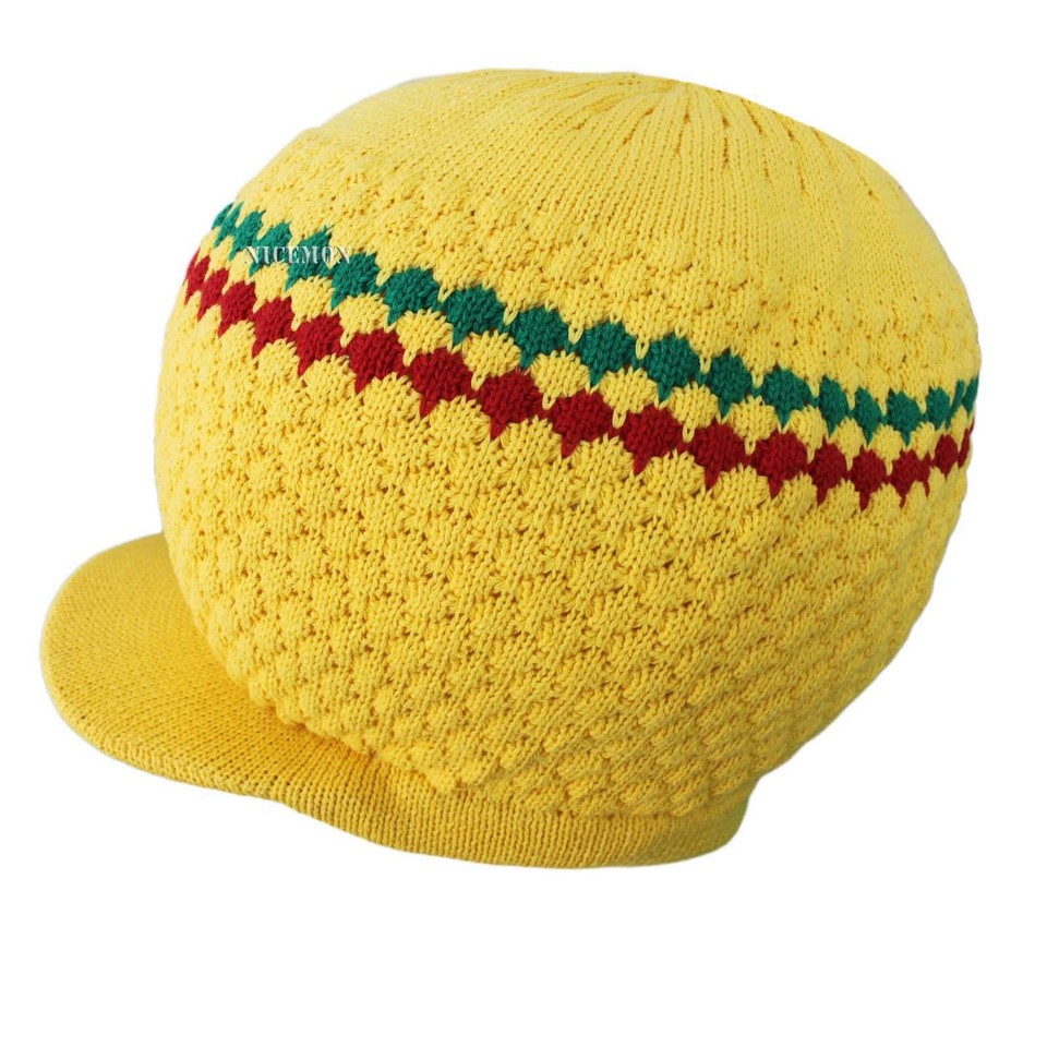 Rasta Rastafari Hat Cap Rastacap Reggae Jamaica Headwear Dreadlocks ...