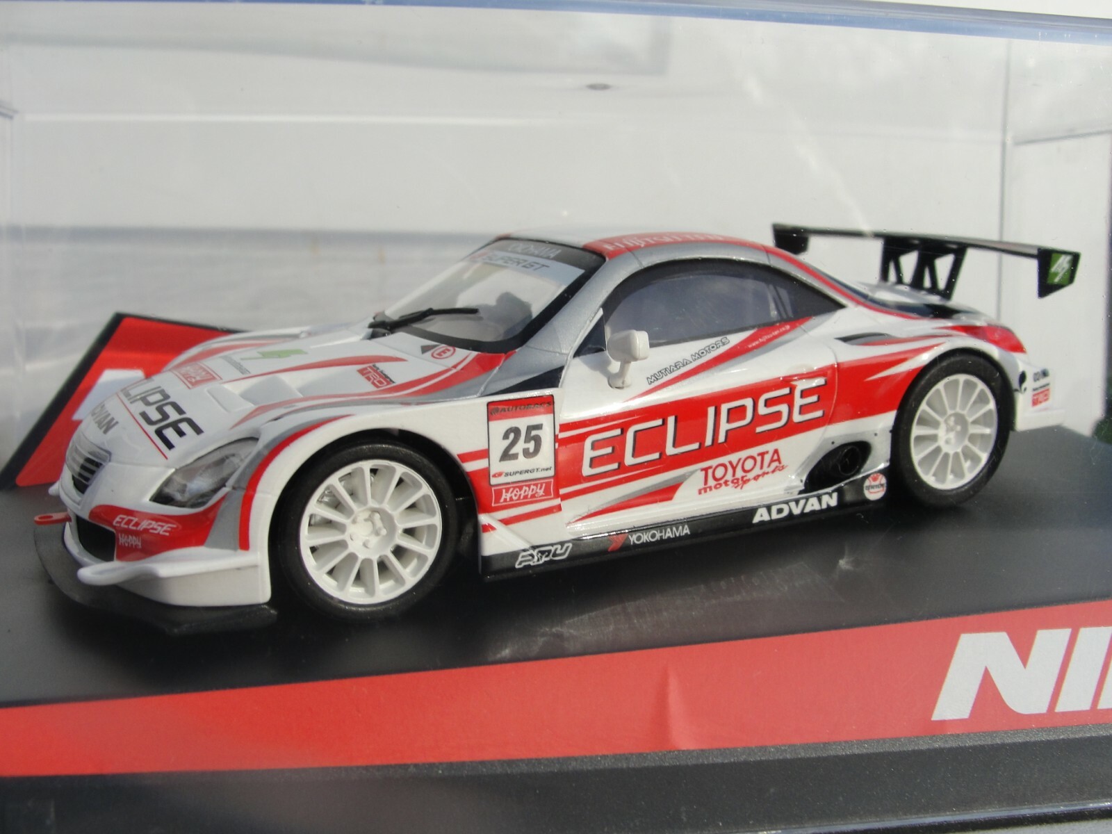 NINCO LEXUS SC430 'ECLIPSE' WHITE/RED #25 50492 1:32 SLOT NEW OLD STOCK ...