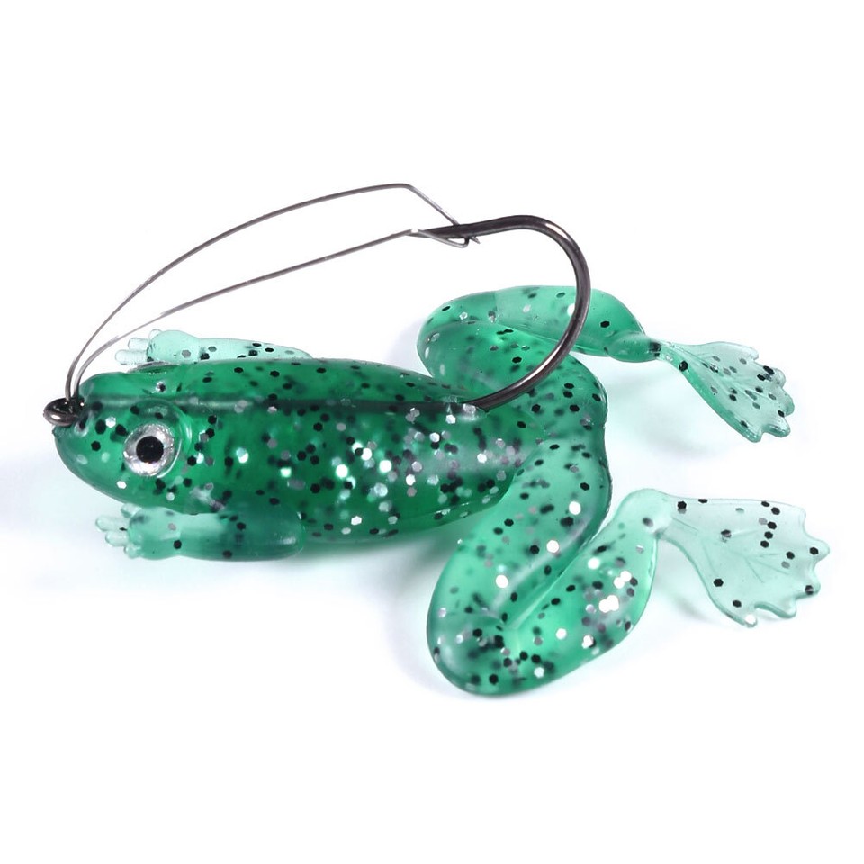 30PCS Lot Soft Frogs Topwater Fishing Frog Lures Bait Floating Swimbait ...