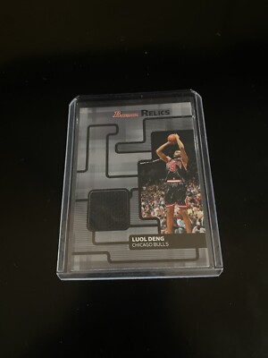 Luol Deng 2007-08 Bowman Draft Relic RC Basketball Card Bulls | eBay