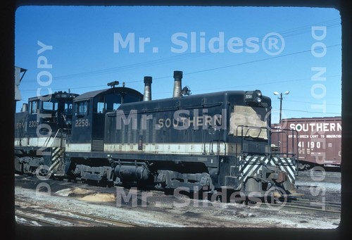 Original Slide SOU Southern Ry. NW2 2258 Pomona Yard 1973 | eBay