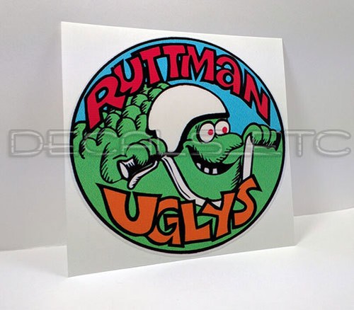 RUTTMAN UGLYS Mini Bike Vintage Style DECAL | Vinyl STICKER | eBay