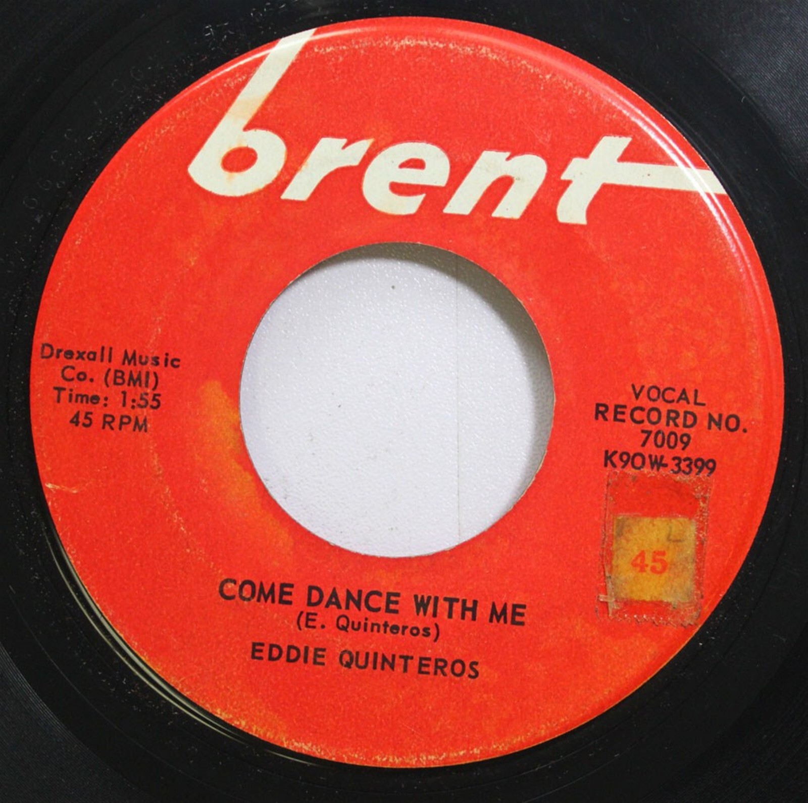 Hear! Rockabilly 45 Eddie Quinteros - Come Dance With Me / Vivian On ...