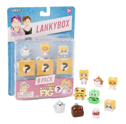 LankyBox Micro Mystery Mini Figure Set - 9pk Toy New With Box | eBay