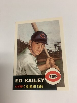 1991 Topps 1953 Archive Ed Bailey Cincinnati Reds REPRINT | eBay