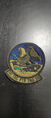 1st TAC FTR TNG SQ, USAF, Air Force, Tyndall AFB, patch, 3+ inch rd ...