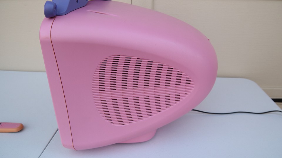 DISNEY Princess Television 13” CRT Color TV Retro Gaming w/ Remote ...