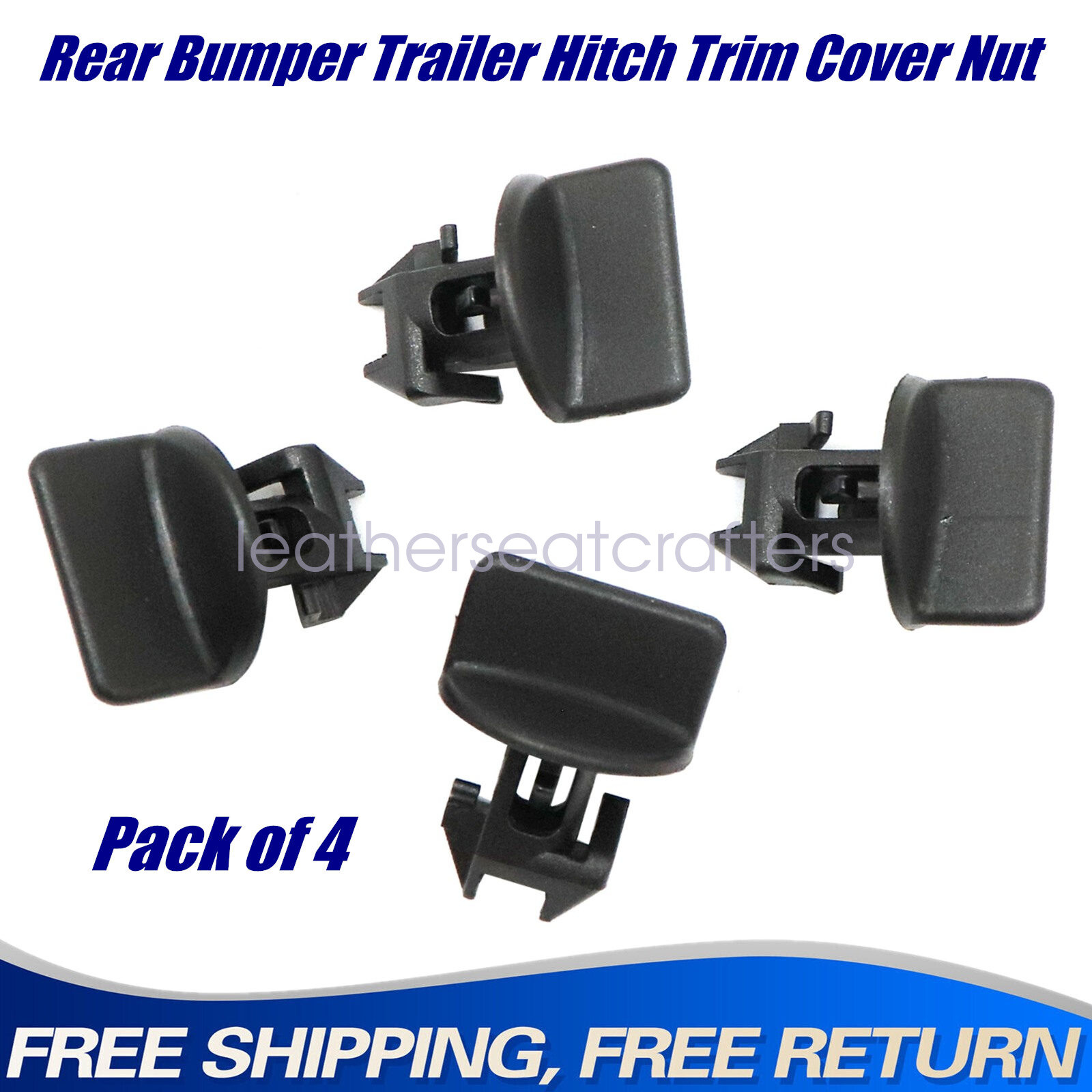 Rear Bumper Hitch Cover Nut Retainer Pack of 4 For Chevy Equinox Tahoe ...