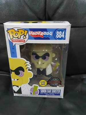 Underdog - Simon Bar Sinister Glow in the Dark #884 Pop! Vinyl | eBay
