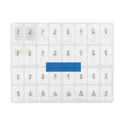 Tortank Mega 64pcs Dental Transparent Crown Anterior Matrices Matrix ...