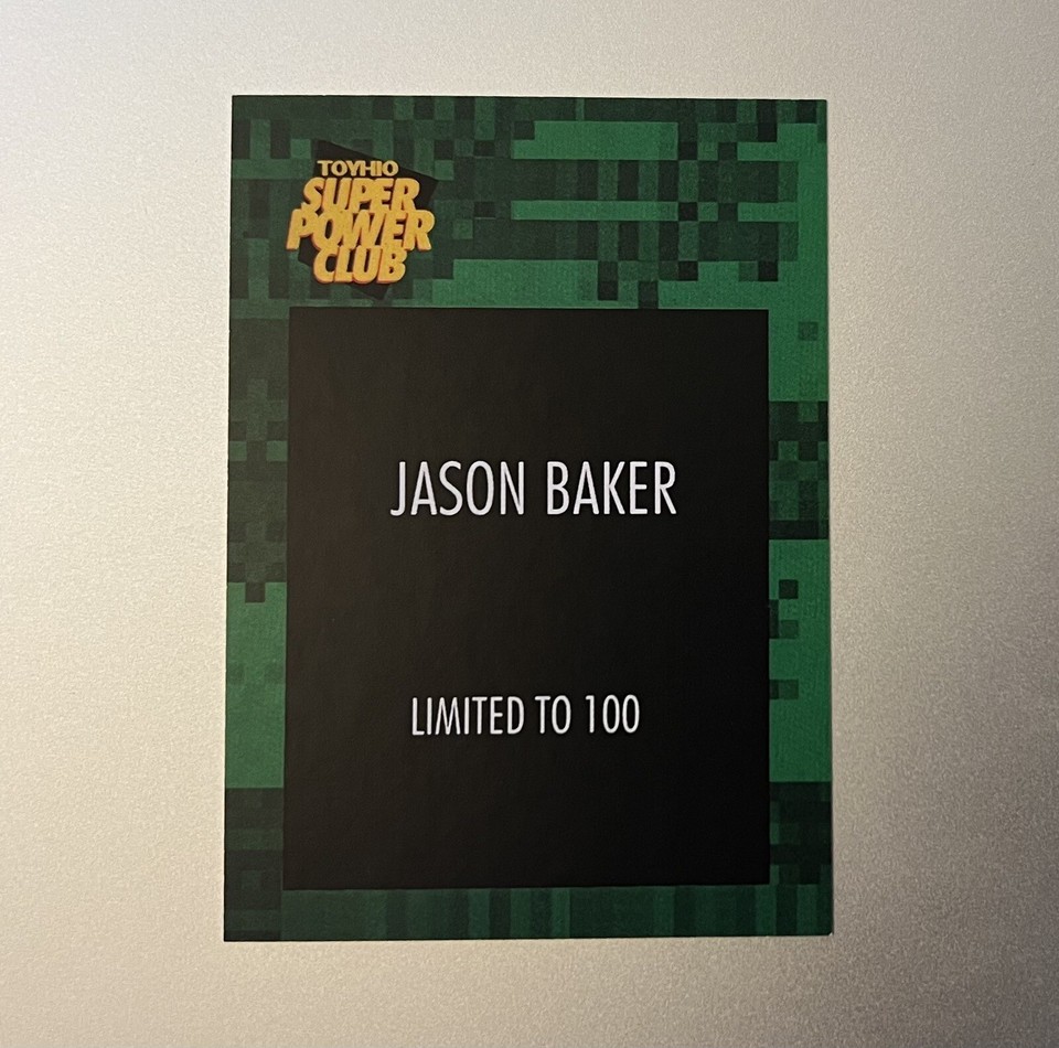 Toyhio Convention Artist Jason Baker Trading Card The Fiend Mask Bray ...