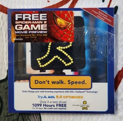 Vintage AOL CD-ROM in Rare Original Unopened Shrink-wrapped Jewel Case ...
