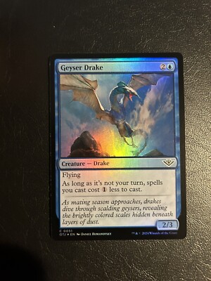 Mtg Foil Geyser Drake # 51 Outlaws Of Thunder Junction Foil Common | eBay