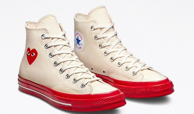 Size 9 - Converse Chuck Taylor All Star 70 High Comme des Garcons PLAY ...