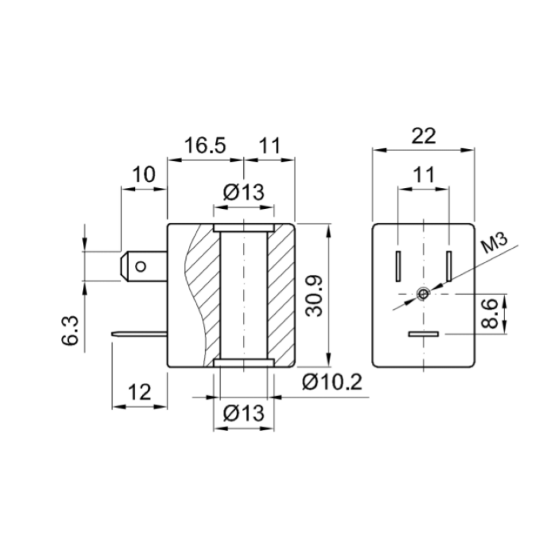 BOBINE DE SOLÉNOÏDE ACL 25232 TYPE 30E 220V E107DB12/F/30E DN12 FERRARI 110290/2 | eBay