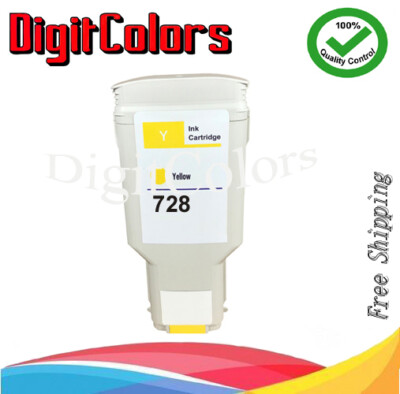 Yellow 300ml 728 compatible F9K15A ink cartridge for hp Designjet T730 ...