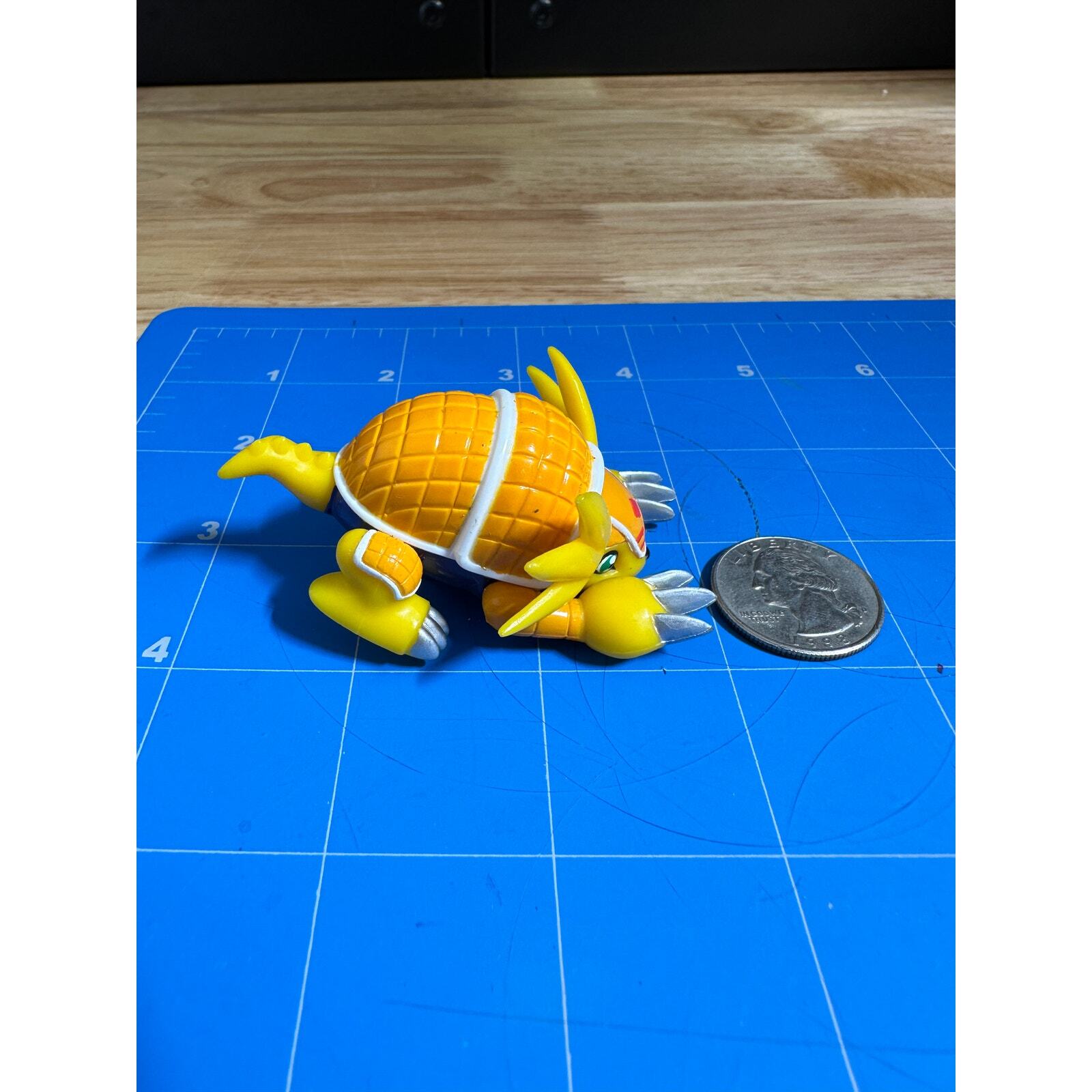 Digimon Armadillomon Digi-Action 4" Rolling Figure Toy - Bandai - 2000 ...