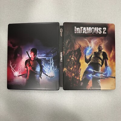 inFamous 2 Custom made steelbook case (NO GAME DISC) for PS5/PS4/PS3 | eBay