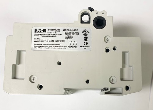 EATON BUSSMANN CCP2 3 30CF 30 AMP 3 Pole CCP2-CF 600 VAC open Type ...