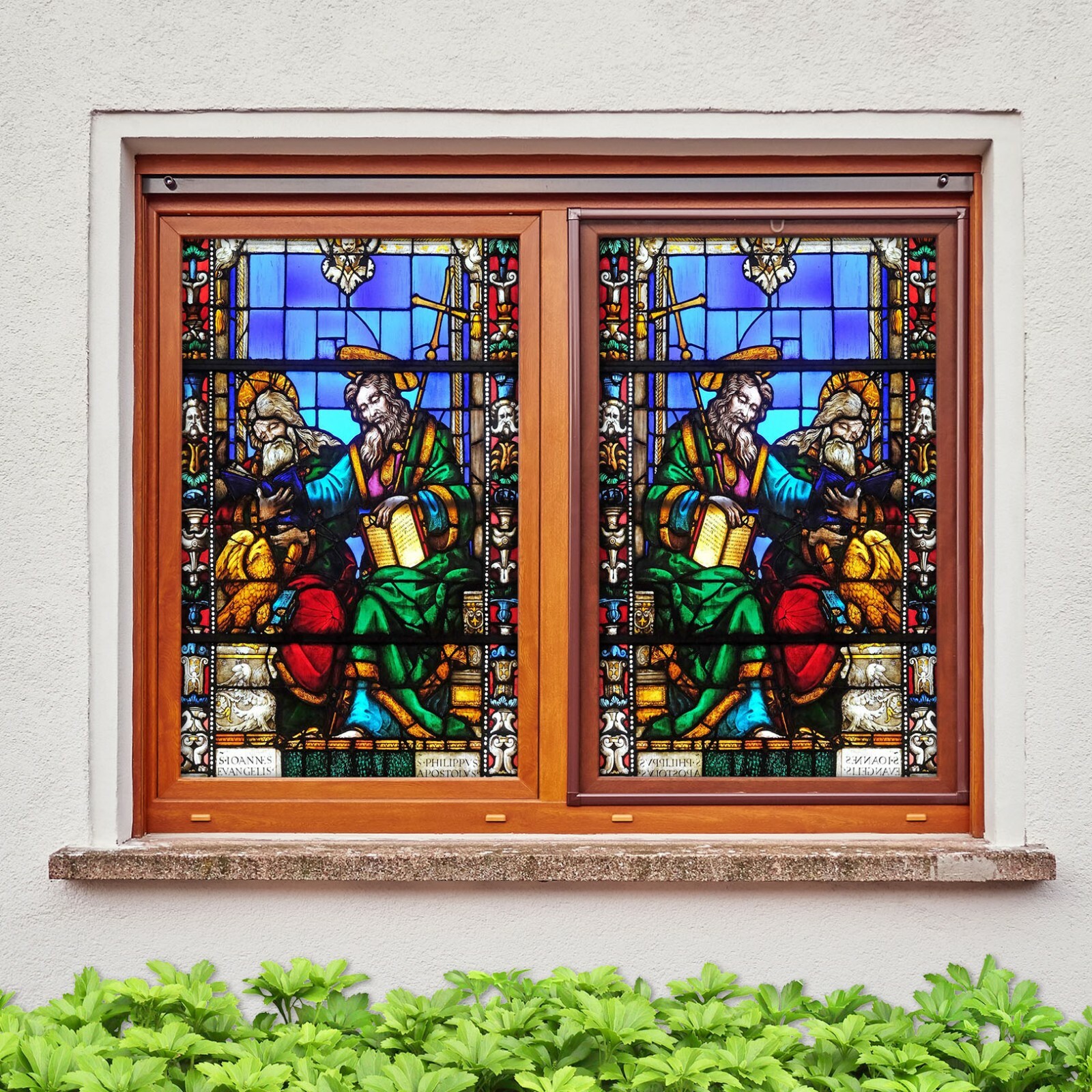 3D Golden Eagle O735 Window Film Print Sticker Cling Stained Glass UV ...