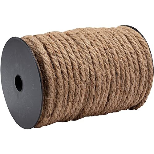 100 Feet Nautical Rope for Crafts, 6mm Thick Jute Twine (Brown) | eBay